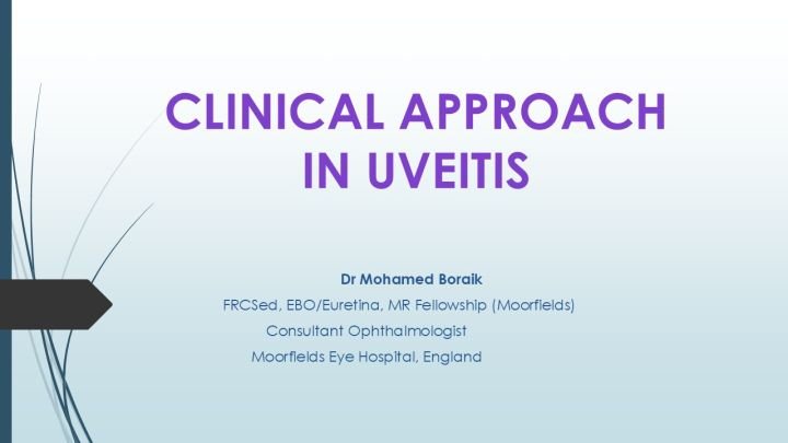Medical Lecture: Clinical Approach to Uveitis – د.بريك